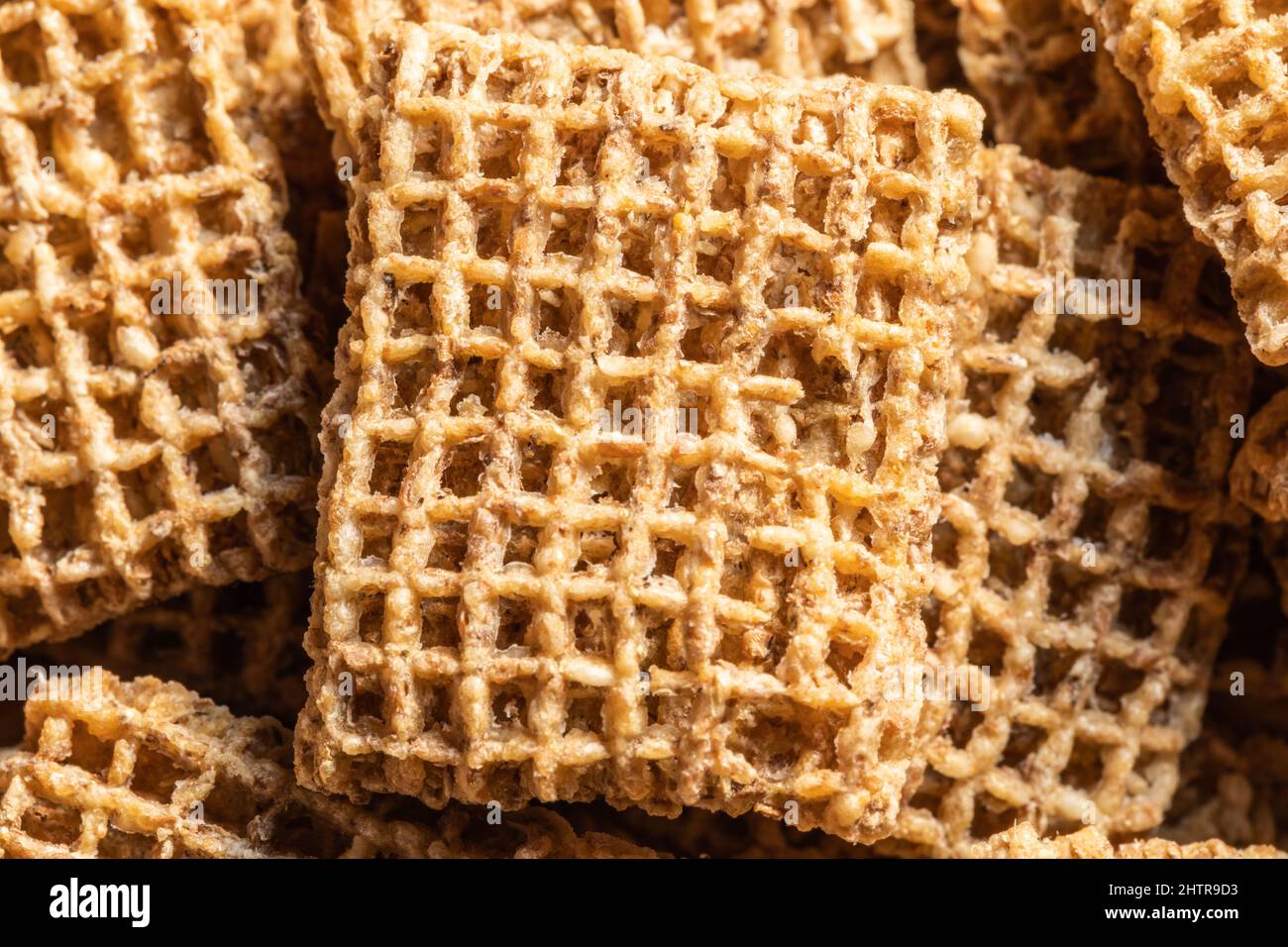 Healthy bite size whole wheat breakfast cereal biscuits high in dietary ...