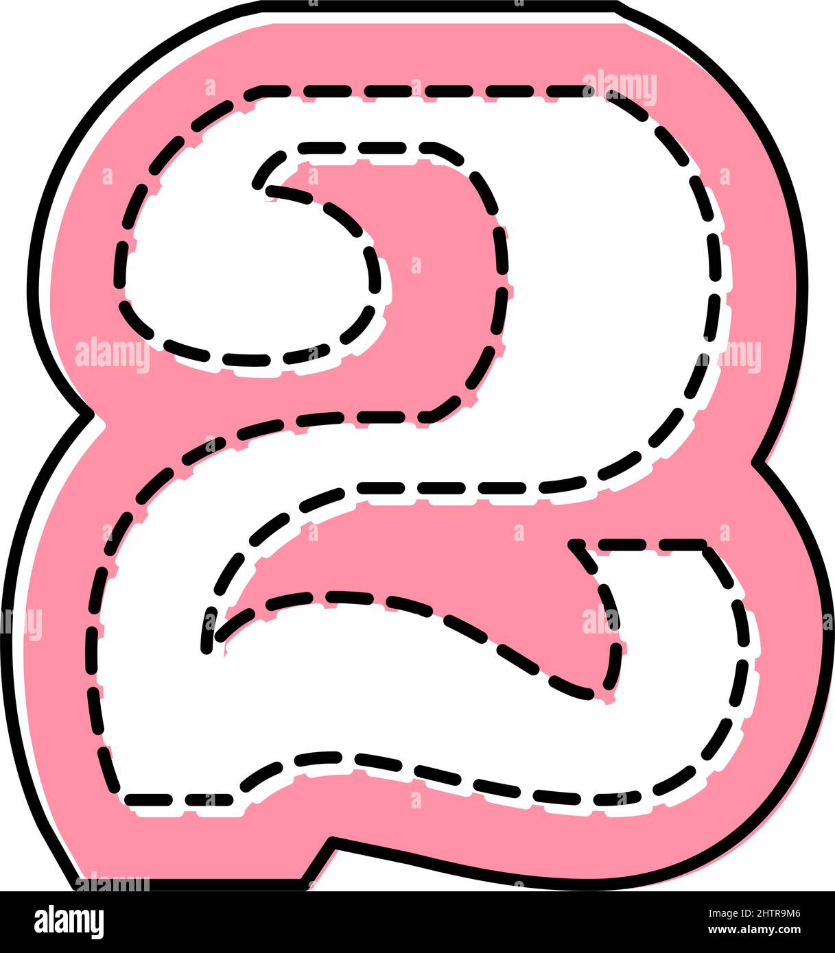 second number color icon vector illustration Stock Vector Image & Art ...