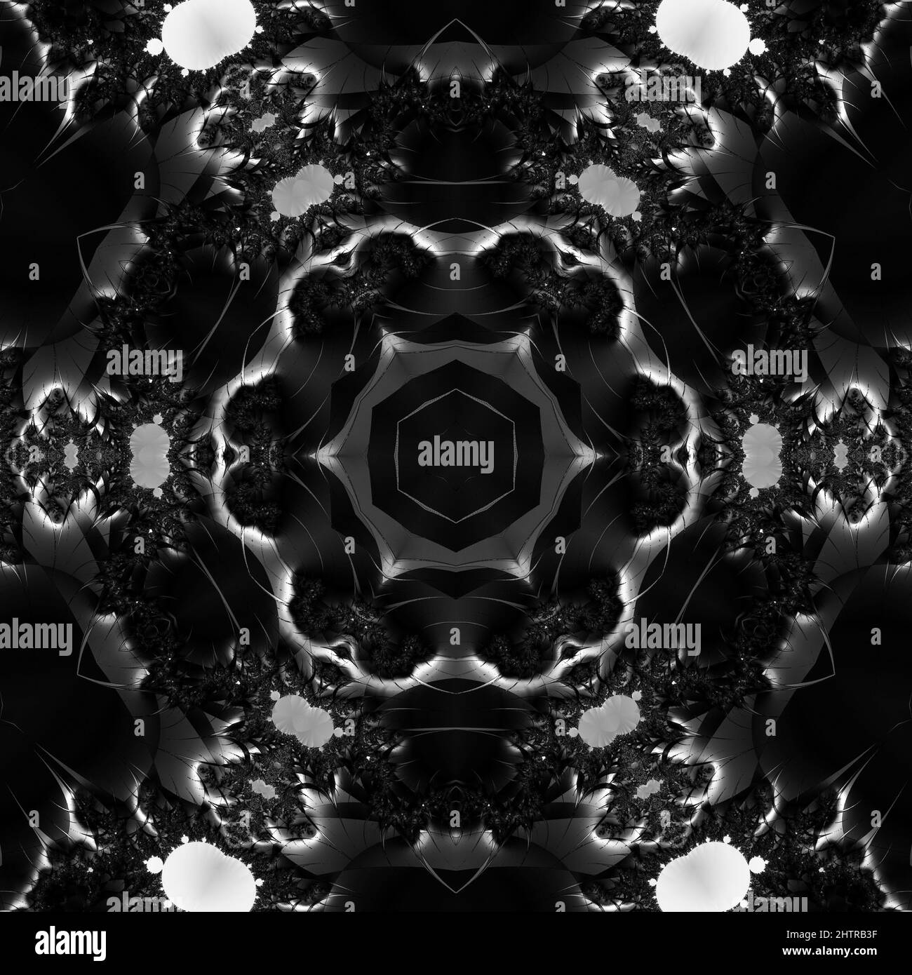 Abstract Computer generated Fractal design. A fractal is a never-ending ...