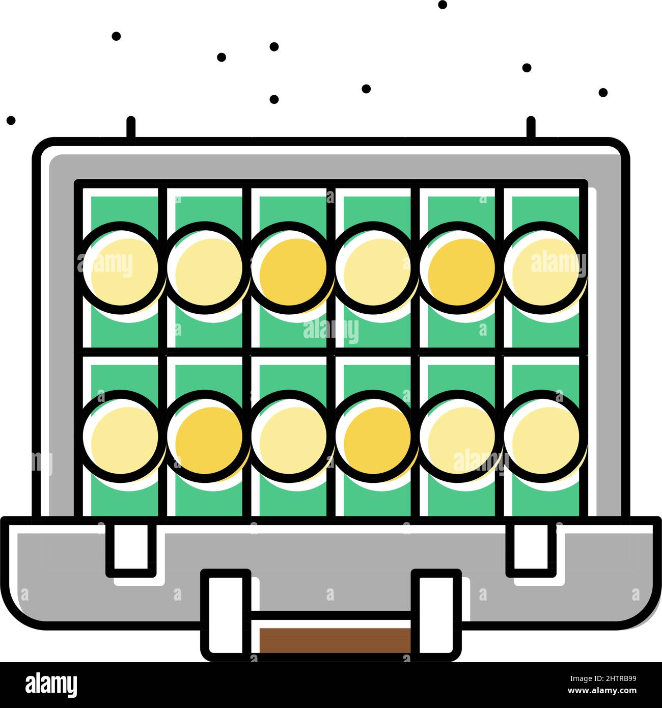 money case of mafia video game color icon vector illustration Stock ...