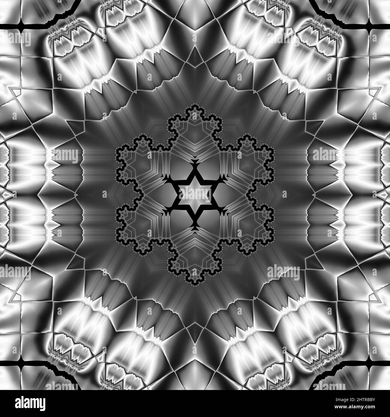 Abstract Computer generated Fractal design. A fractal is a never-ending ...