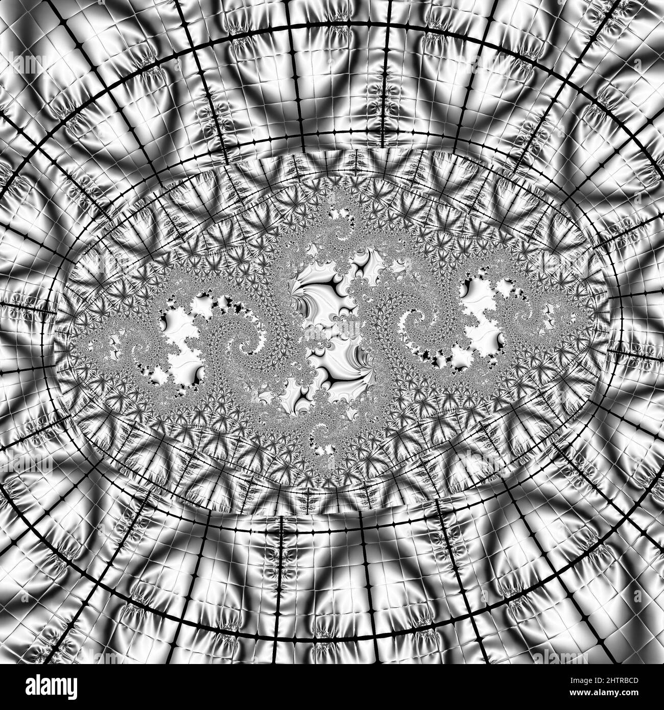 Abstract Computer generated Fractal design. A fractal is a never-ending ...