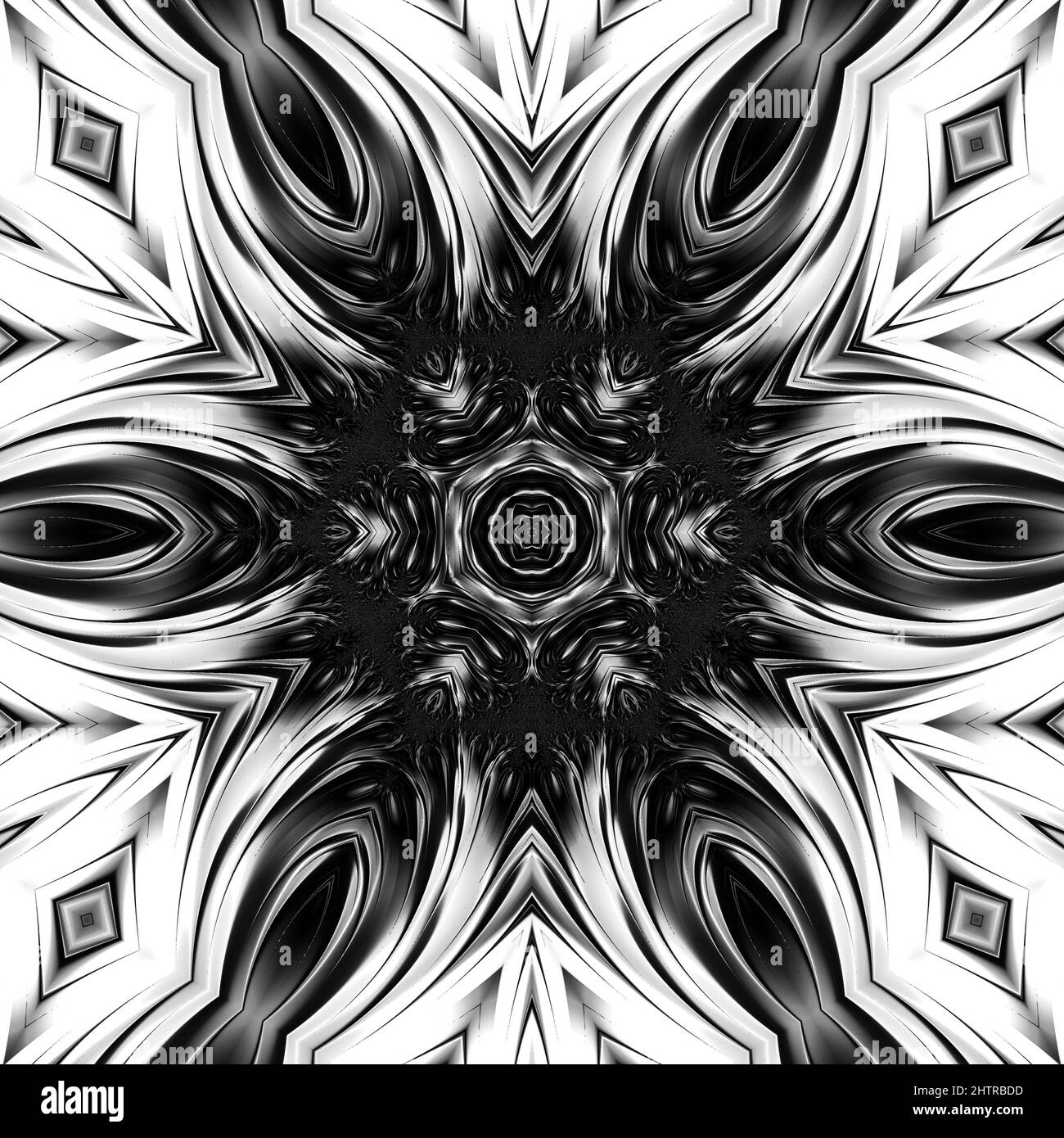 Abstract Computer generated Fractal design. A fractal is a never-ending ...