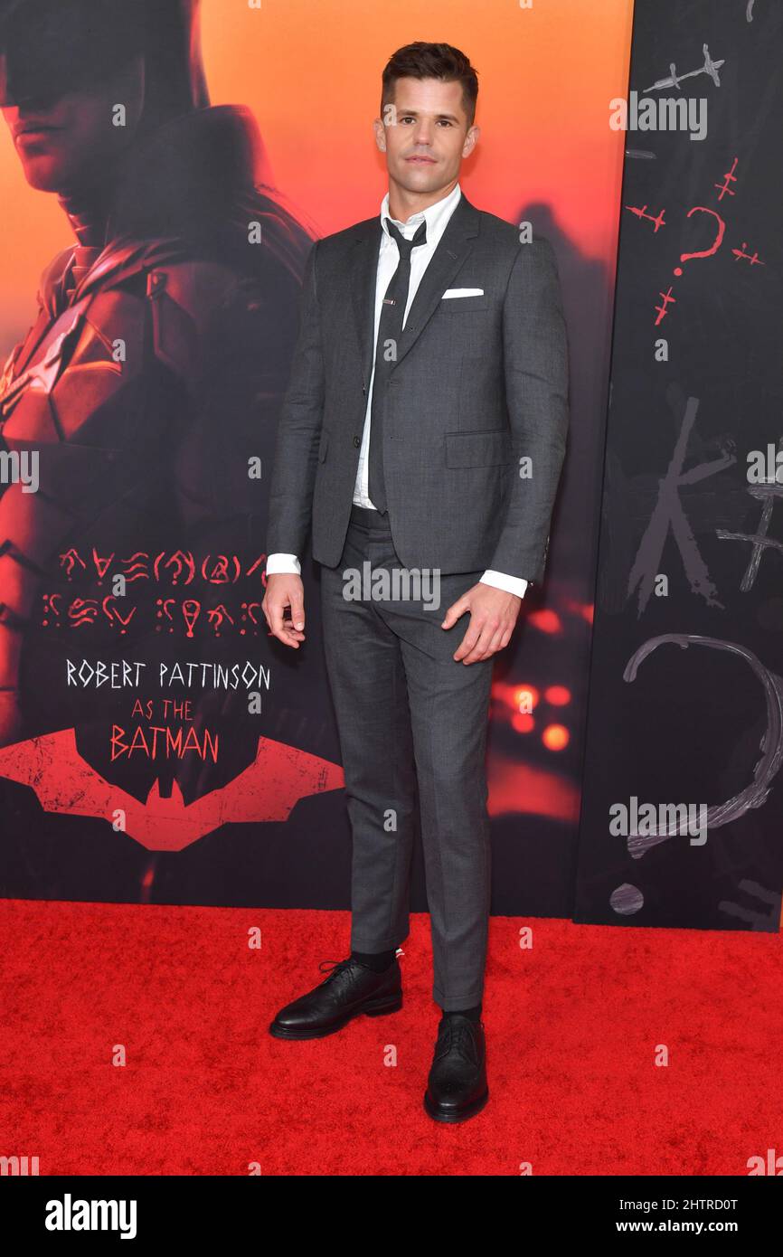 Charles Carver attends "The Batman" World Premiere on March 01, 2022 in ...