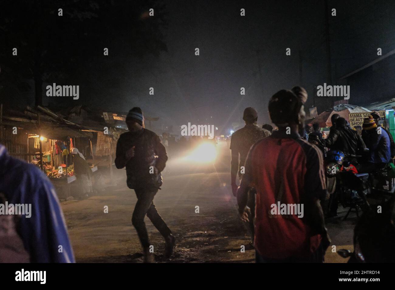 Nairobi, Kenya. 1st Mar, 2022. Residents are headed back to their homes ...