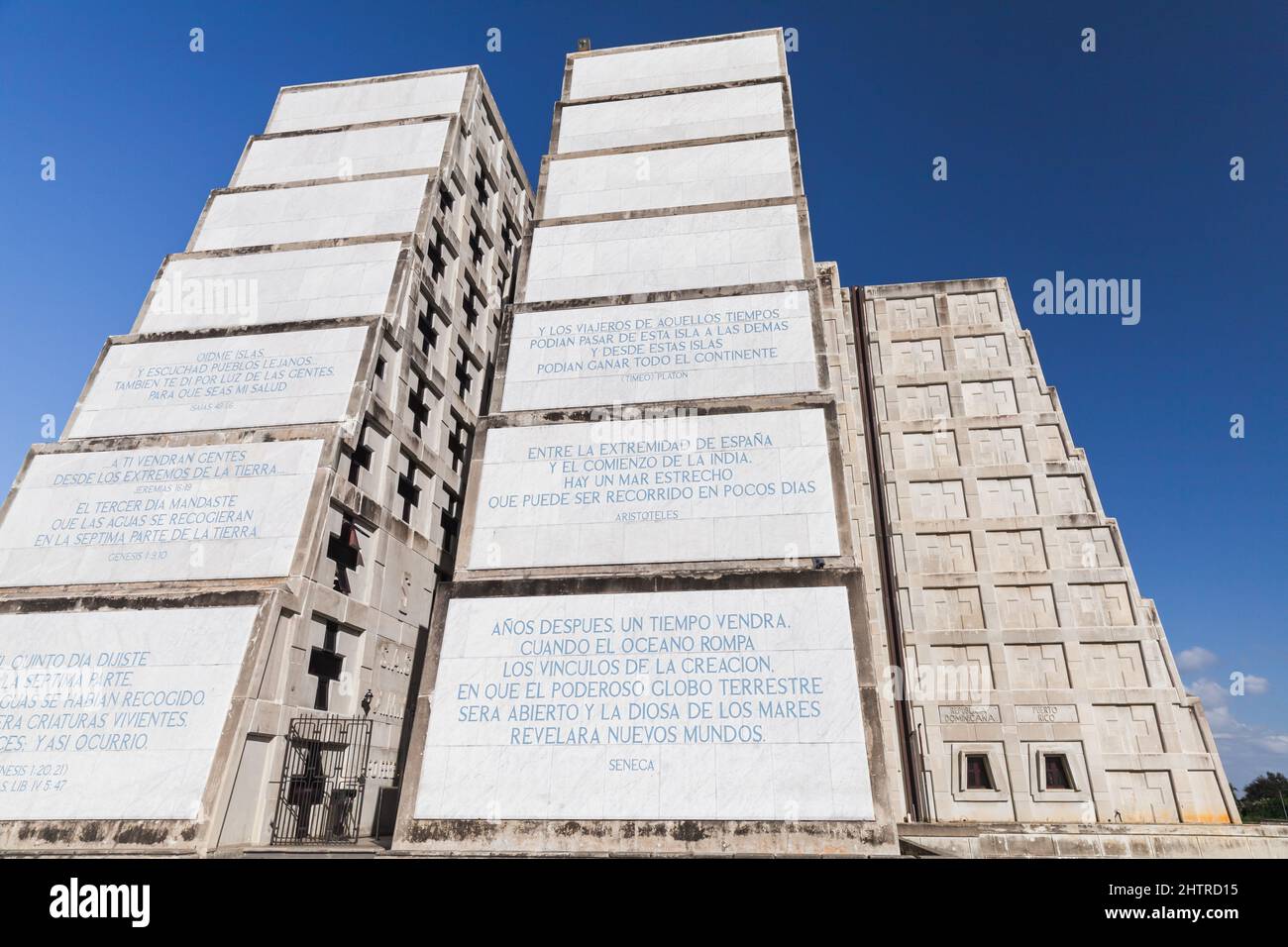 Santo Domingo, Dominican Republic - January 11, 2017: Facade of the ...