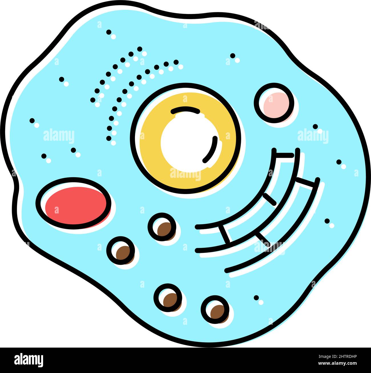 cell human color icon vector illustration Stock Vector Image & Art - Alamy