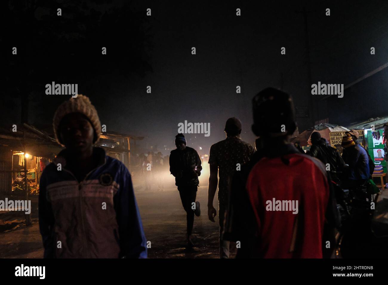 Residents are headed back to their homes moments aftre a fire outbreak ...