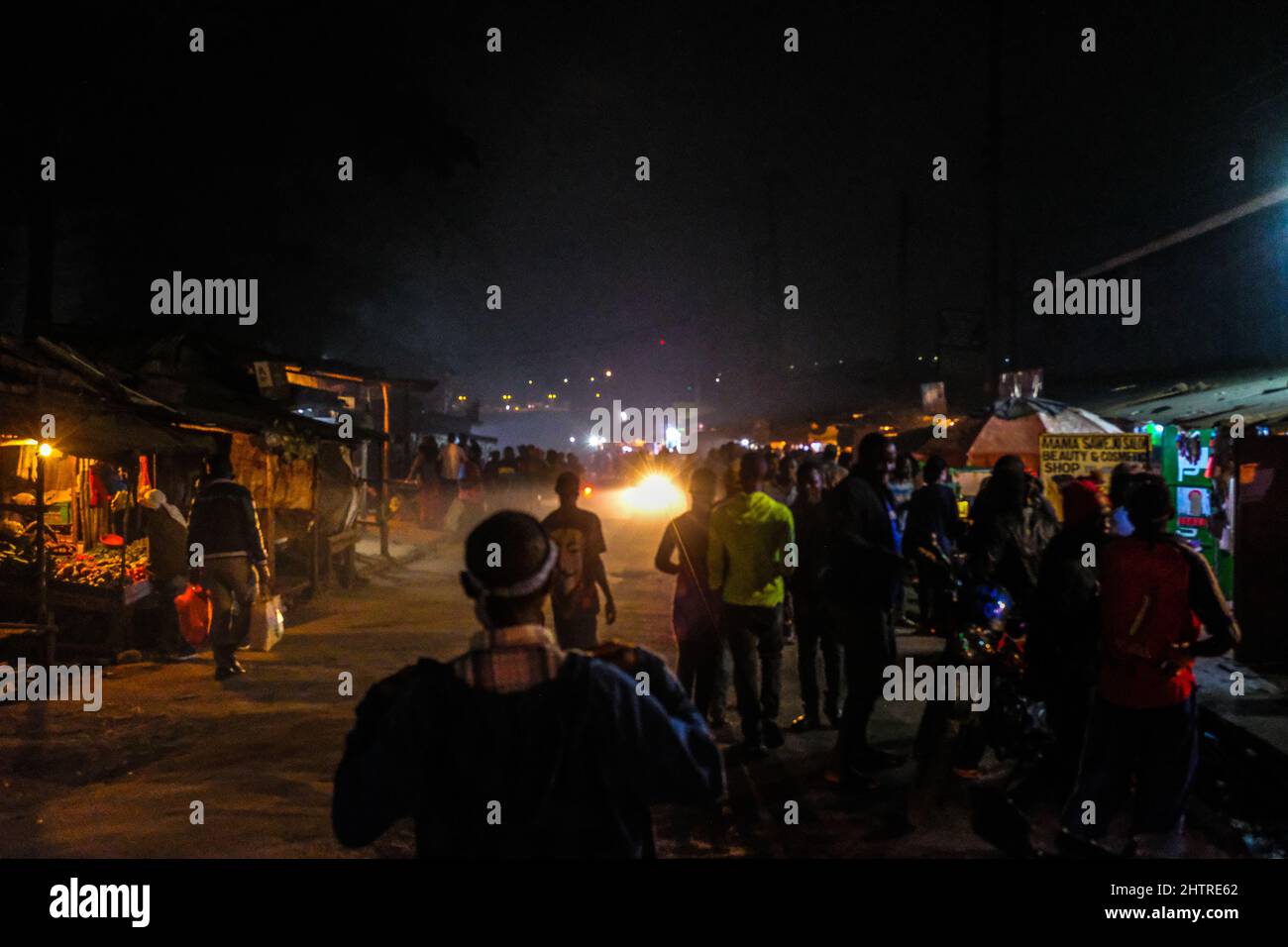 Residents are headed back to their homes moments aftre a fire outbreak ...