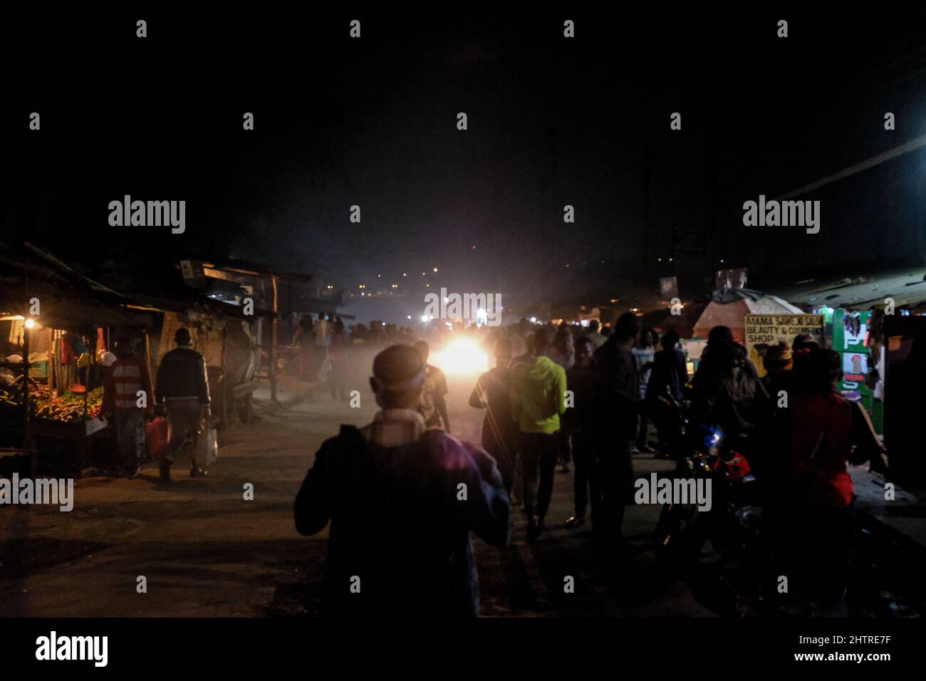 Nairobi, Kenya. 1st Mar, 2022. Residents are headed back to their homes ...
