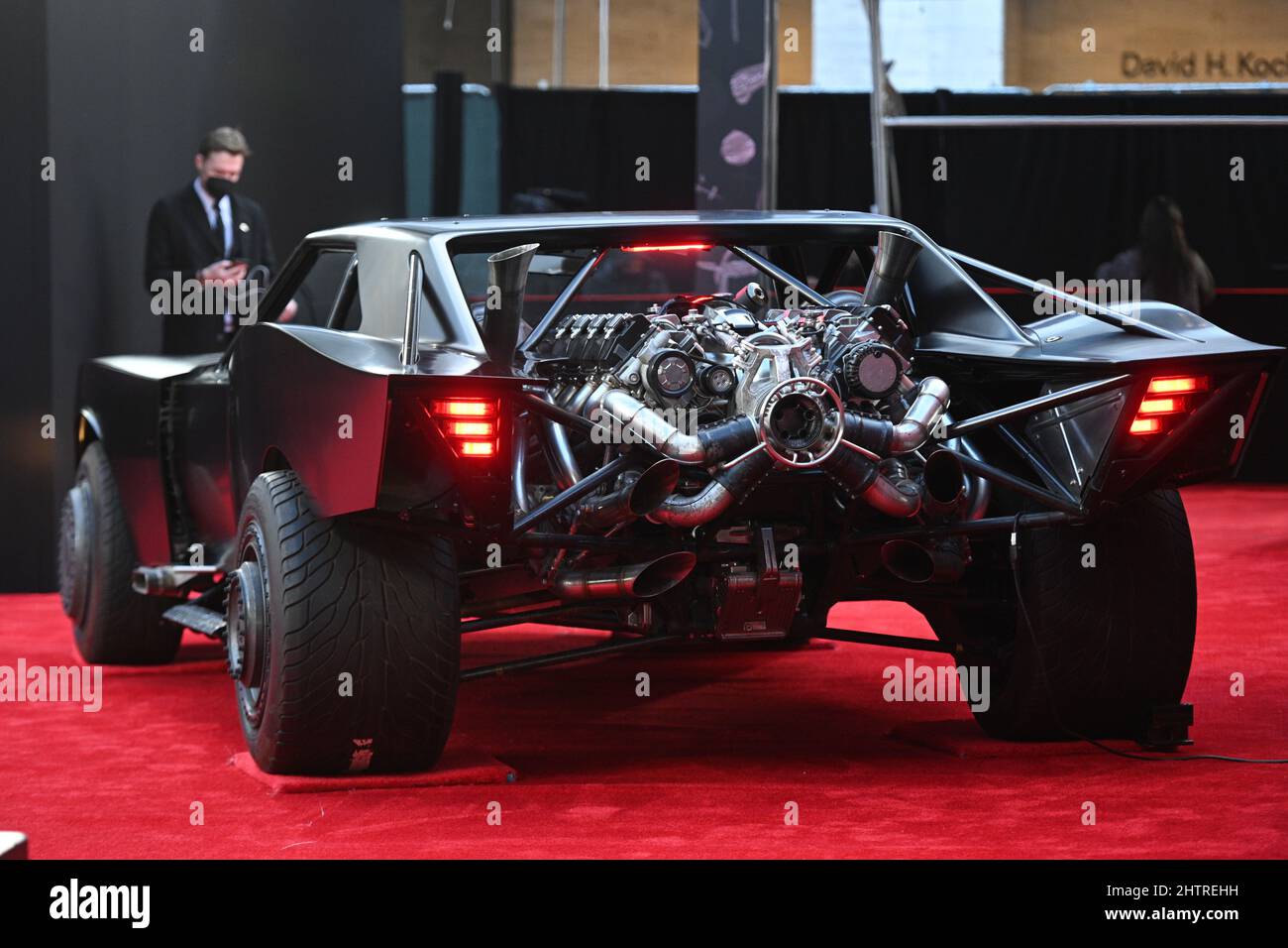 A view of the Batmobile at "The Batman" World Premiere on March 01 ...