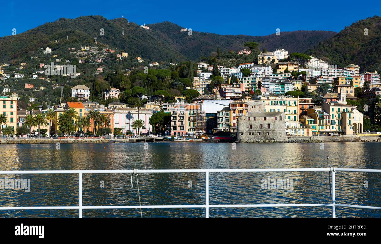 Seaside village of Rapallo, Italy Stock Photo - Alamy