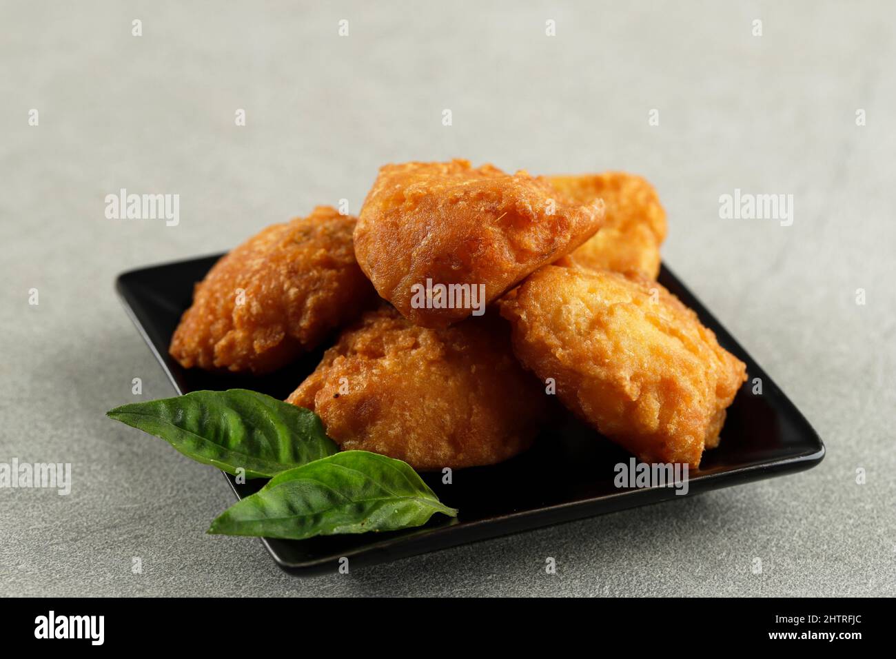 Perkedel Bondon, Popular Street Food in Bandung, West Java. Deep Fried ...