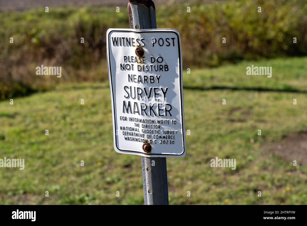 Phoenix, Michigan - October 18, 2021: US Coast and Geodetic Survey ...