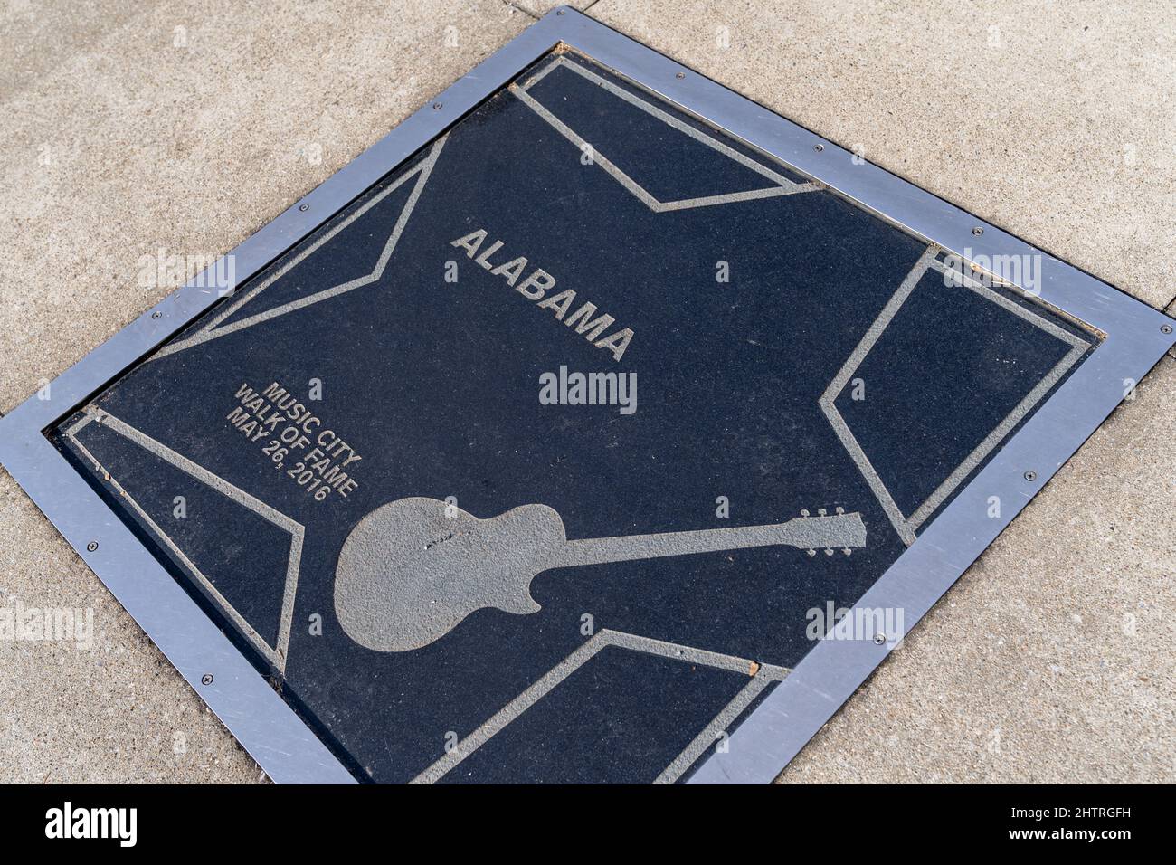 Nashville, Tenessee - January 12, 2022: Alabama band star on the Music ...