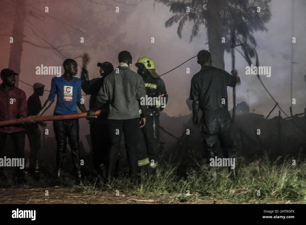 Nairobi, Kenya. 1st Mar, 2022. Residents and a team from Nairobi City ...