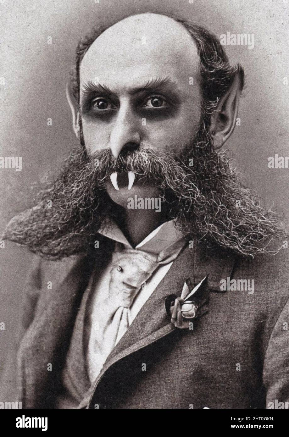 Horror portrait painting art Stock Photo - Alamy