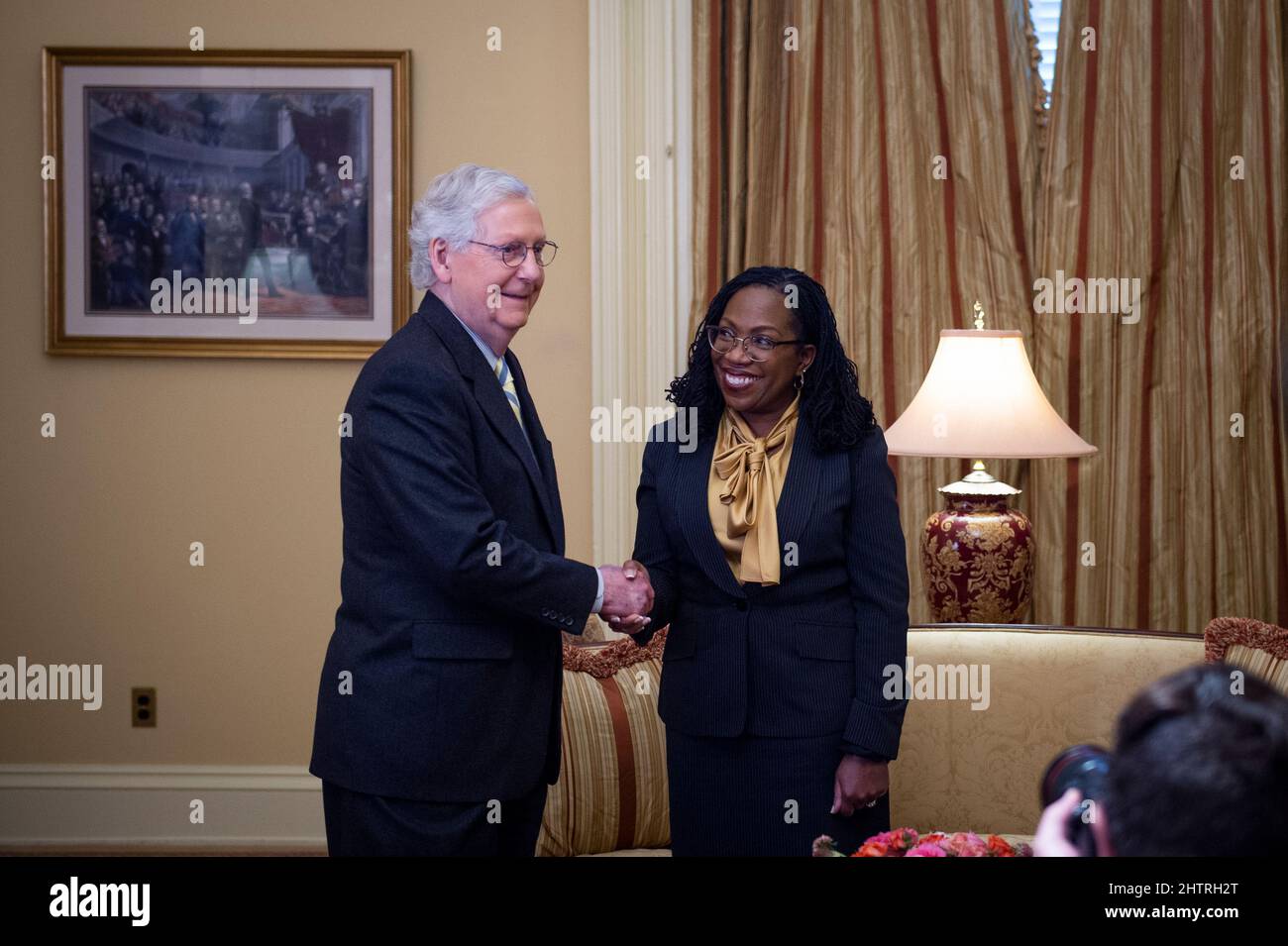 United States Senate Minority Leader Mitch McConnell (Republican of ...