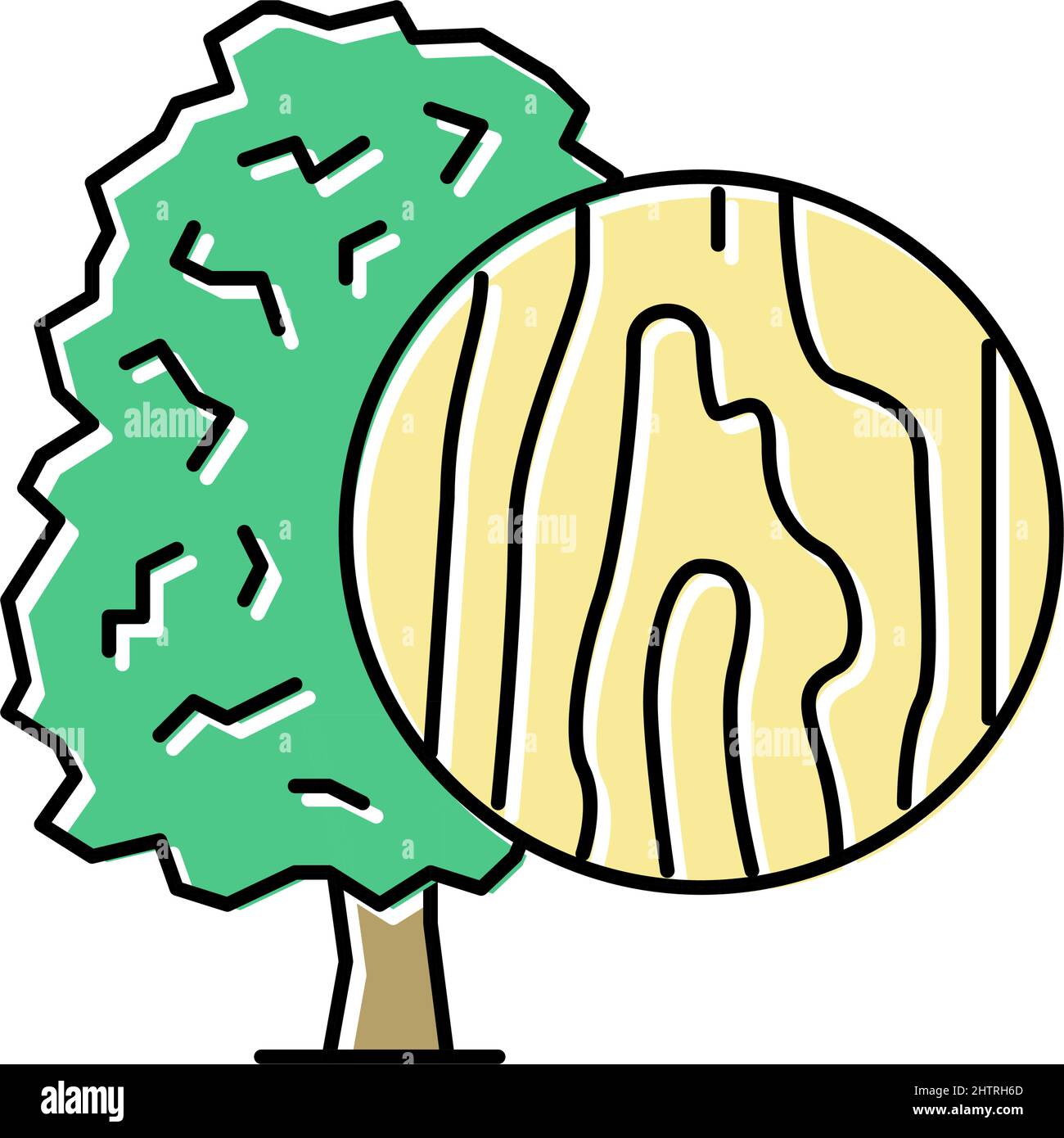 maple wood color icon vector illustration Stock Vector Image & Art - Alamy