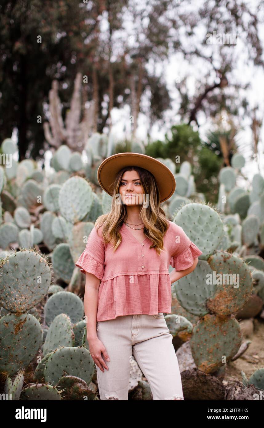 Mid Twenties Woman Modeling Clothing and Accessories in San Diego Stock ...