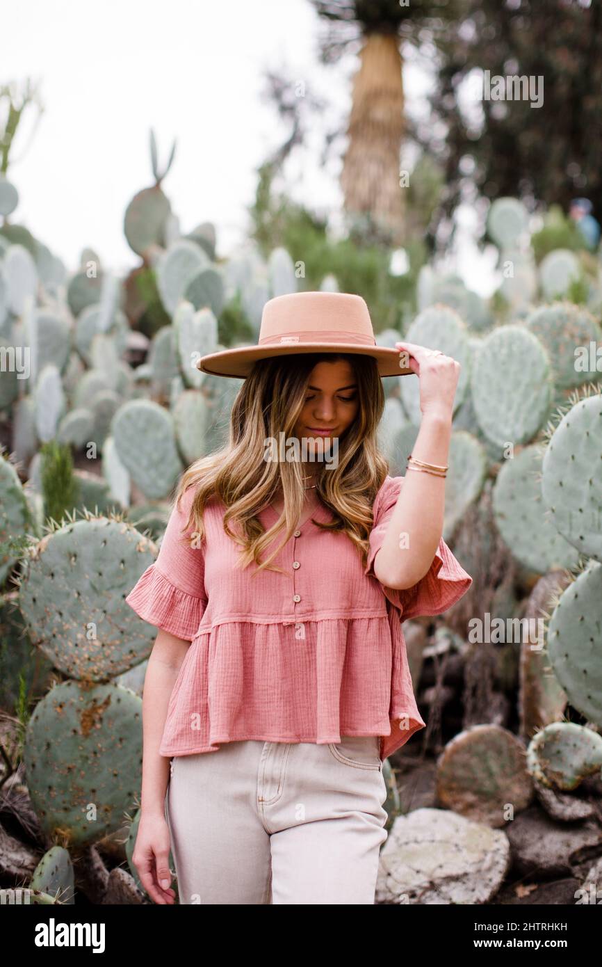 Mid Twenties Woman Modeling Clothing and Accessories in San Diego Stock ...