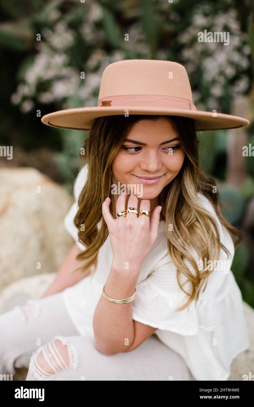 Mid Twenties Woman Modeling Clothing and Accessories in San Diego Stock ...