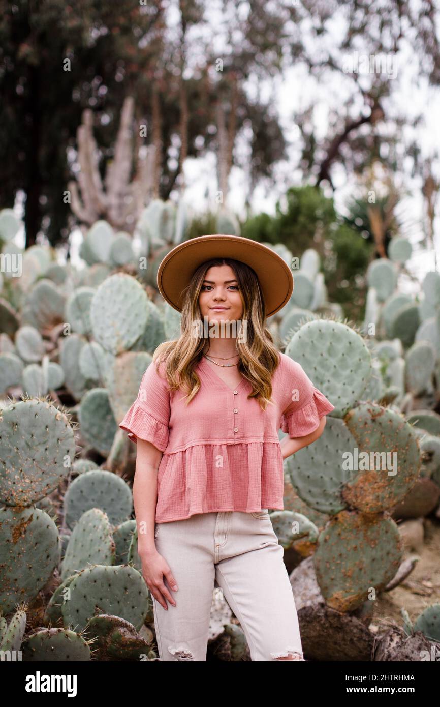 Mid Twenties Woman Modeling Clothing and Accessories in San Diego Stock ...