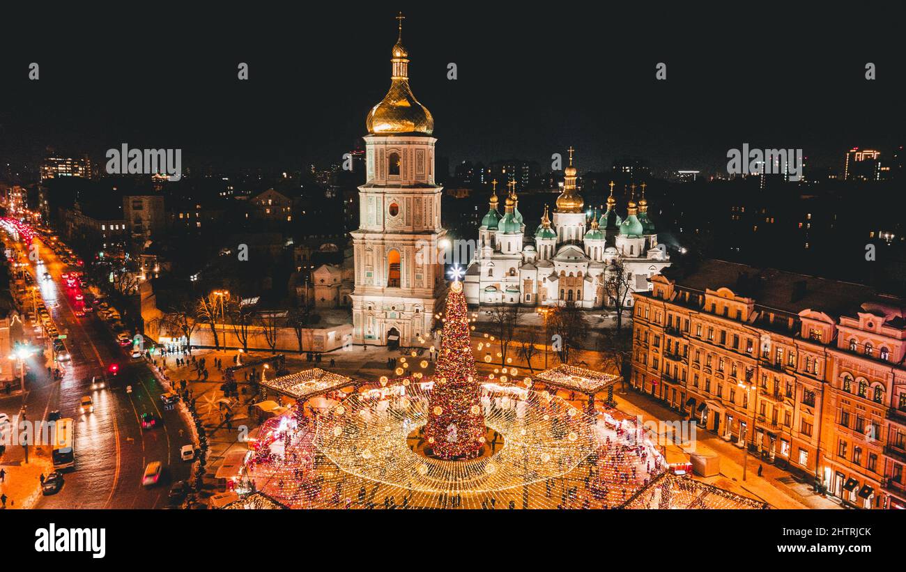 Aerial night view st hi-res stock photography and images - Alamy