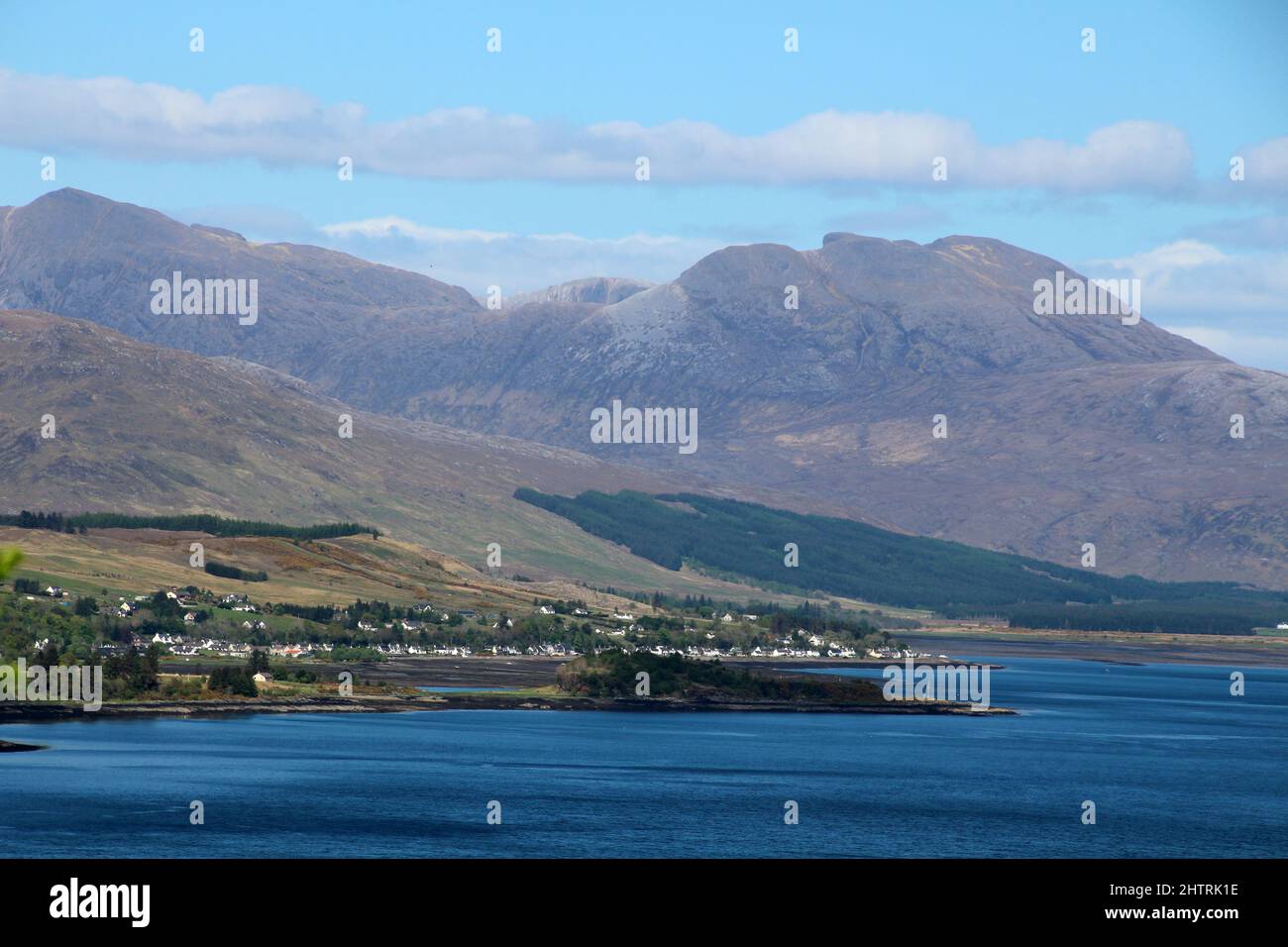 Landscape at Loch Carron, Scotland, Great Britain Stock Photo - Alamy