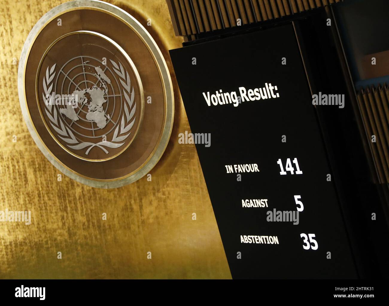 March 2 united nations general vote hi-res stock photography and images ...