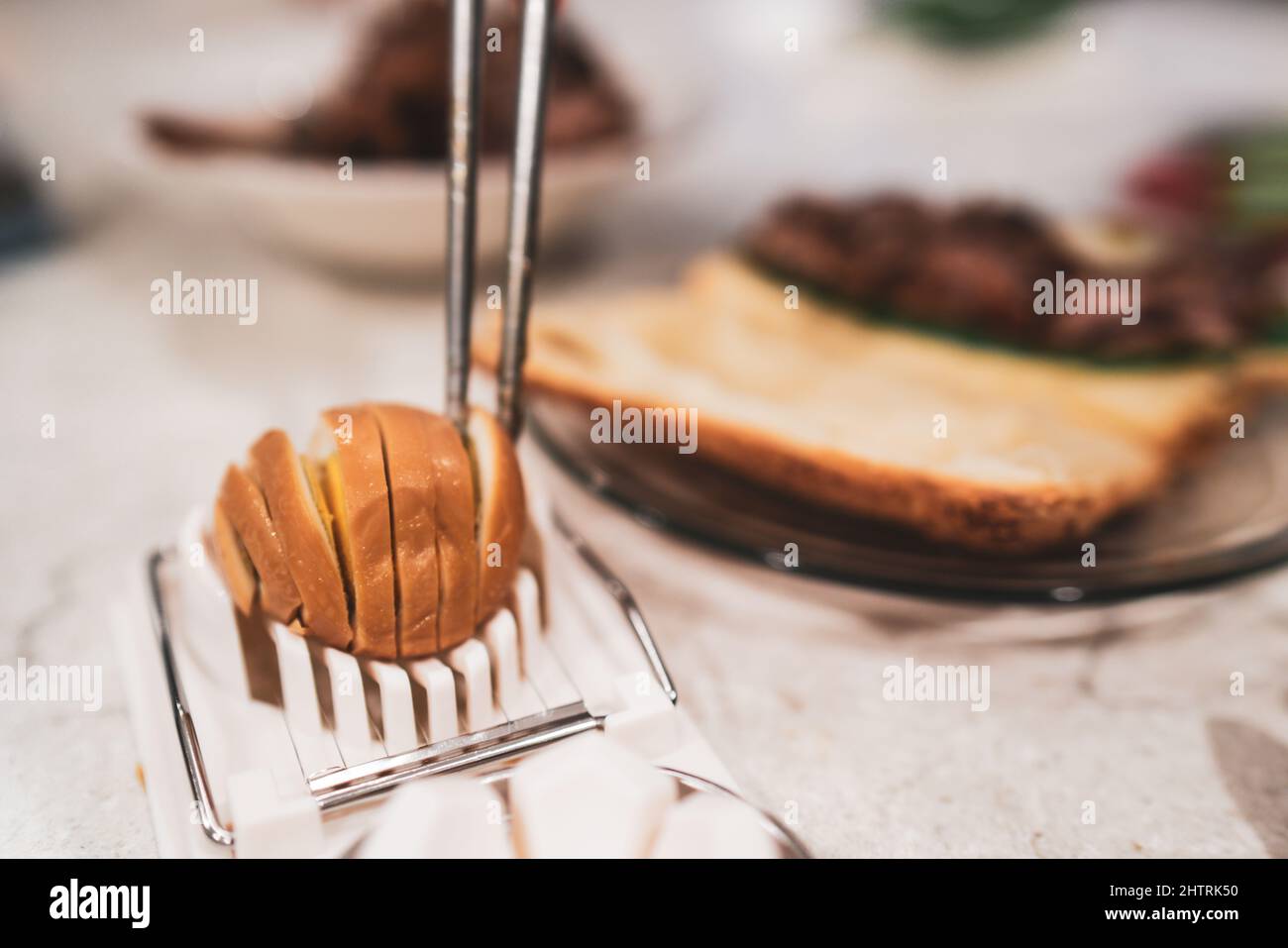 Flatbread eggs hi-res stock photography and images - Alamy