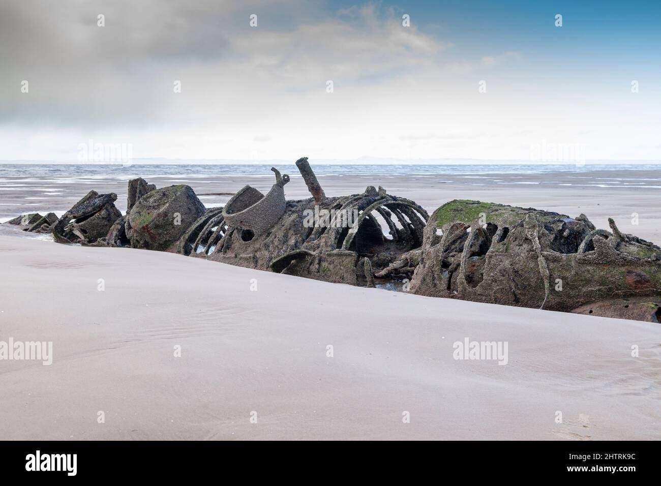 The wreck of a World War II midget submarine known as x class or X ...