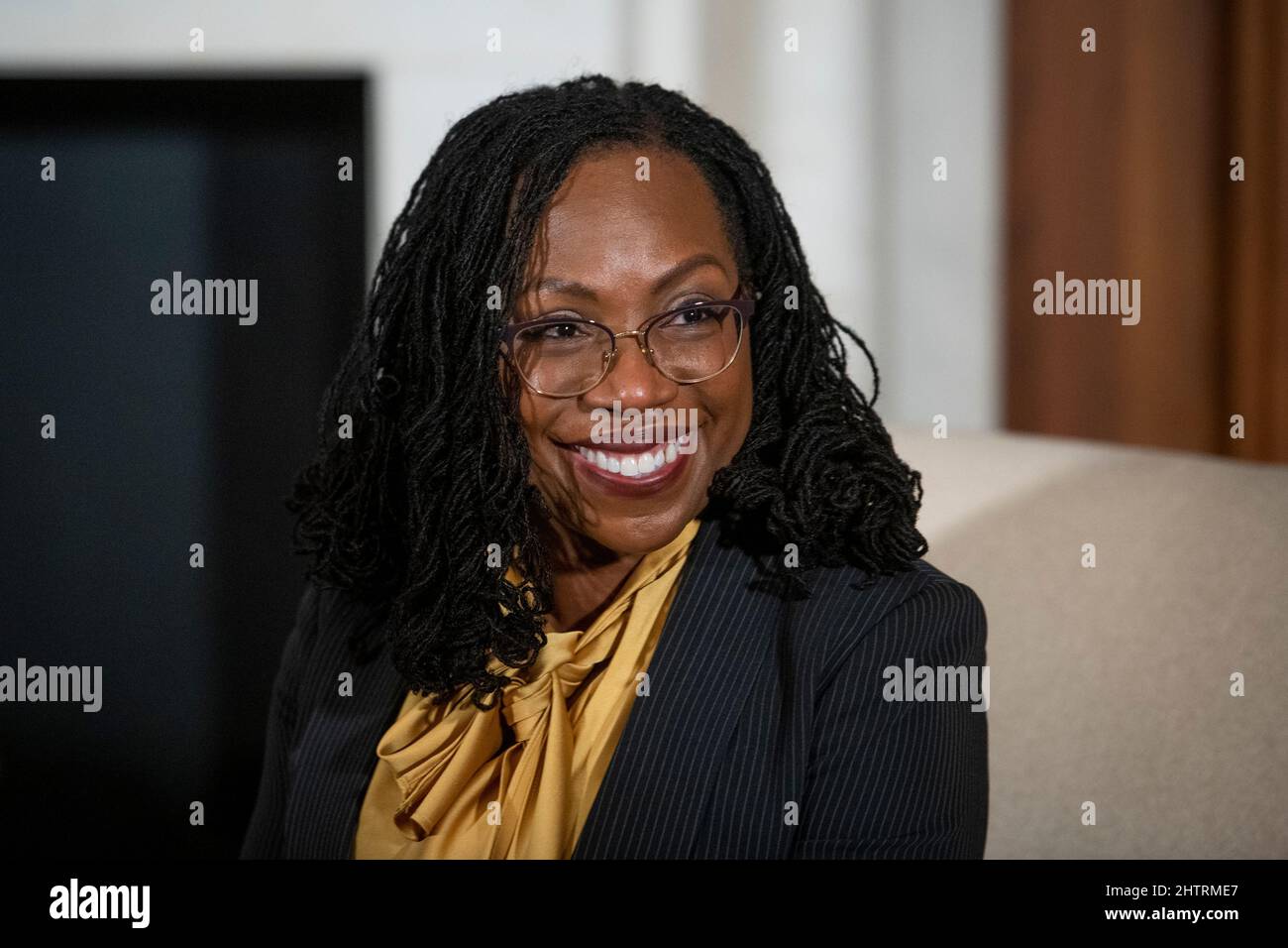 Supreme Court nominee Judge Ketanji Brown Jackson meets with United ...