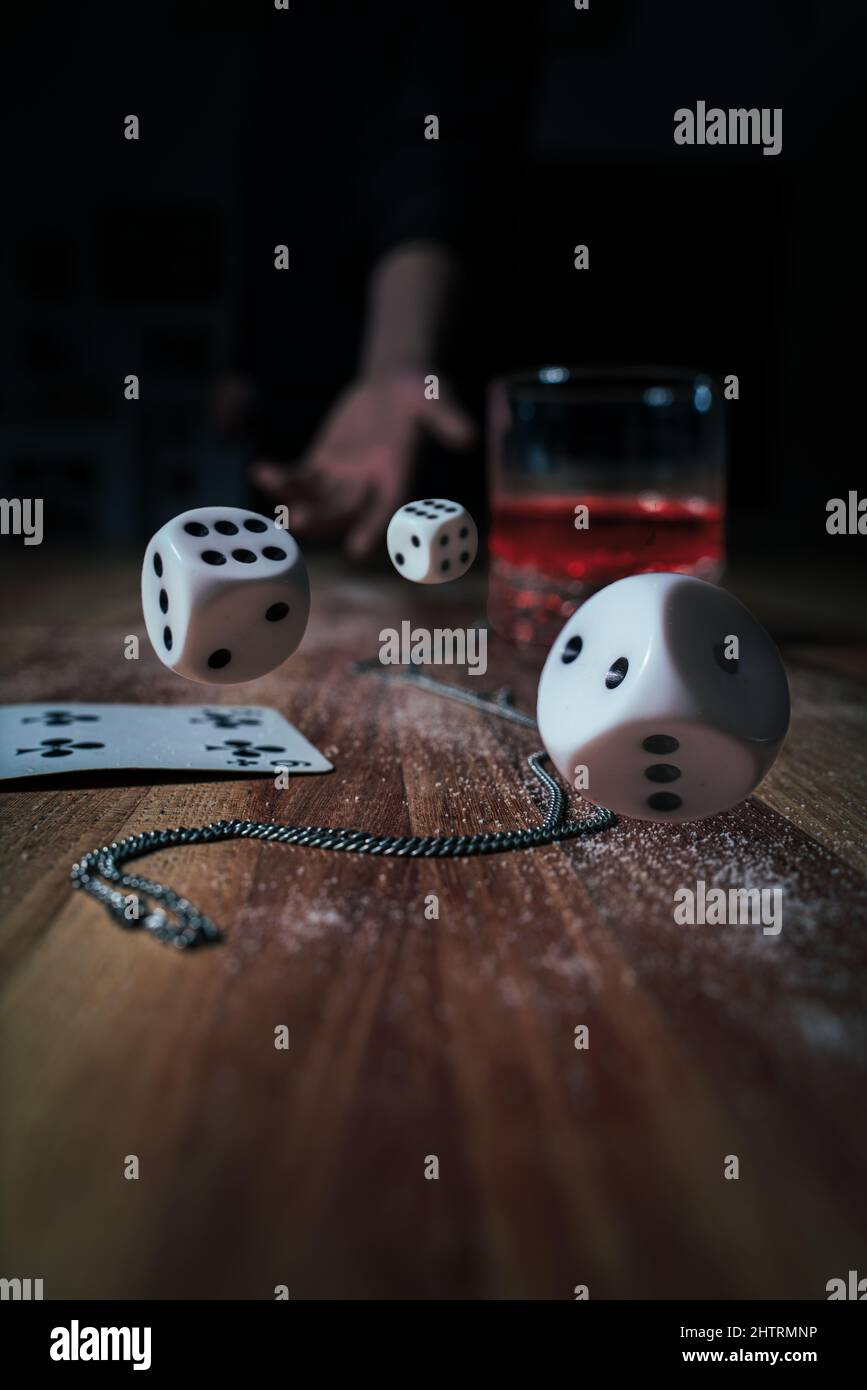 Thrown on table hi-res stock photography and images - Alamy