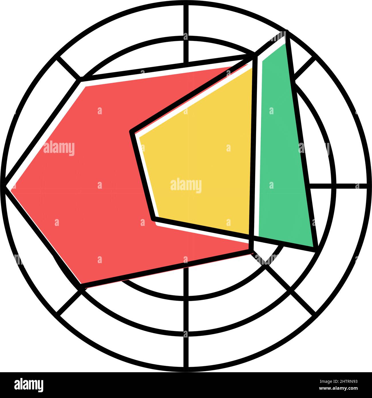 radar chart color icon vector illustration Stock Vector Image & Art - Alamy
