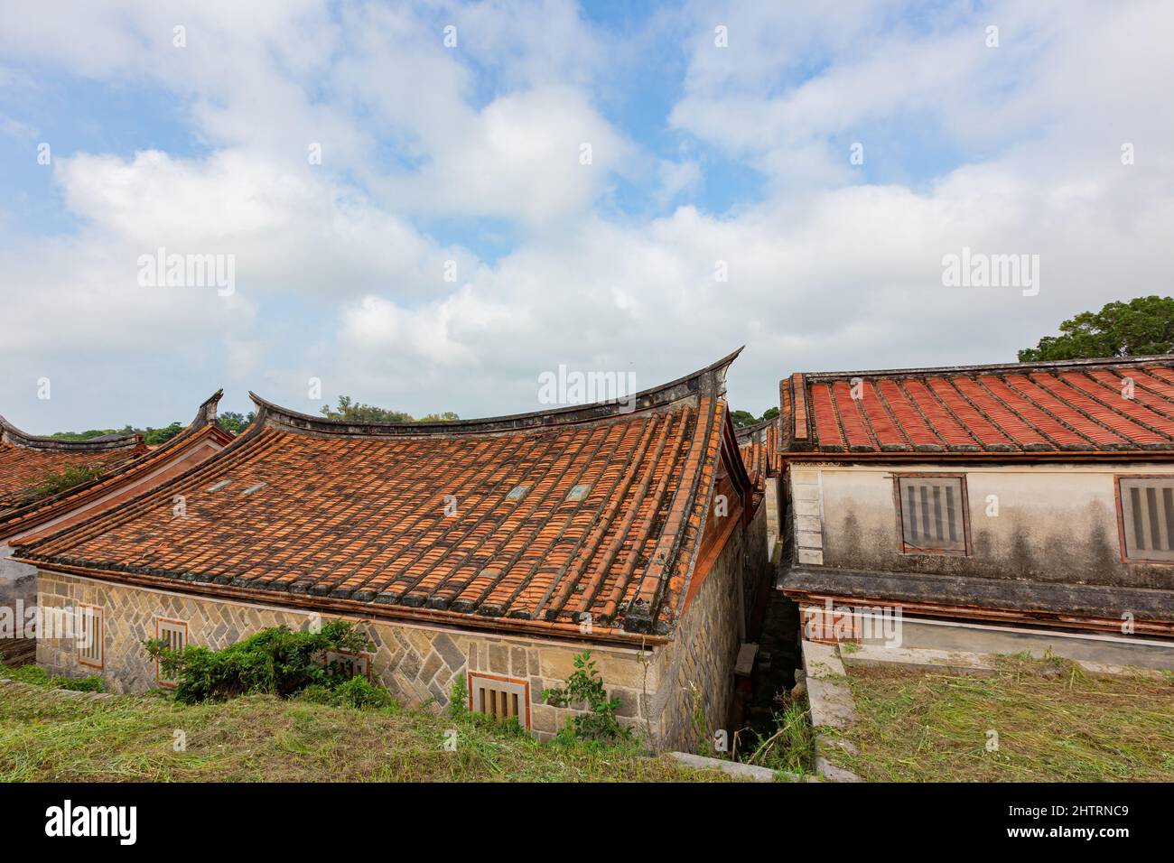 Sunny view of the Fujian style building at Kinmen, Taiwan Stock Photo ...