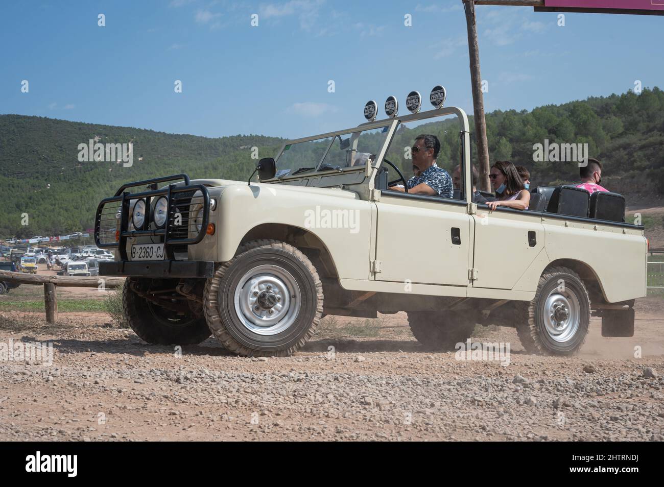 Photo of Land Rover Santana long open top Stock Photo - Alamy