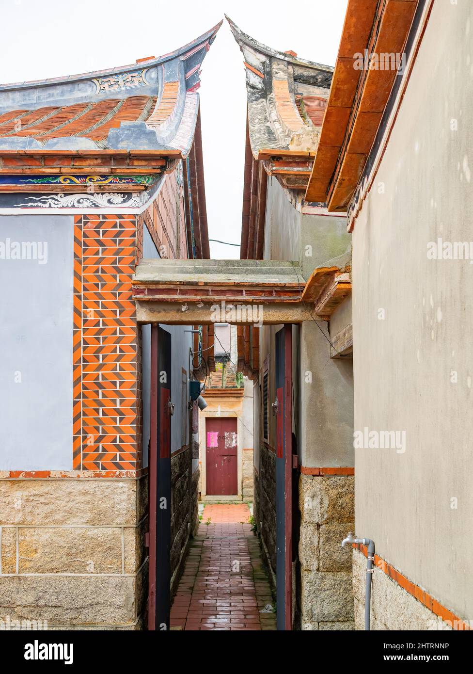 Daytime view of the building in Shuitou Village at Kinmen, Taiwan Stock ...