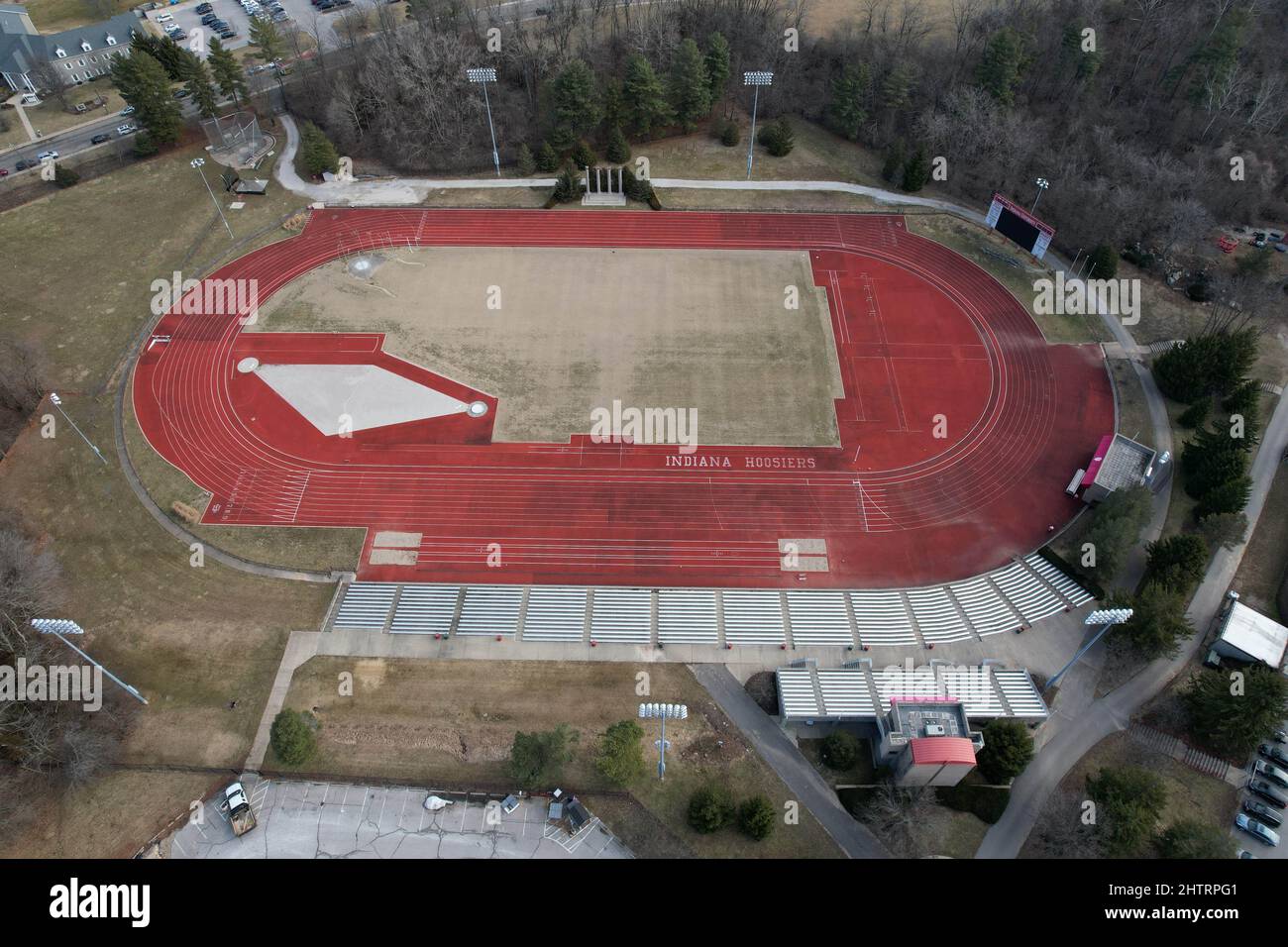An aerial view of Robert C. Haugh Complex on the campus of Indiana ...