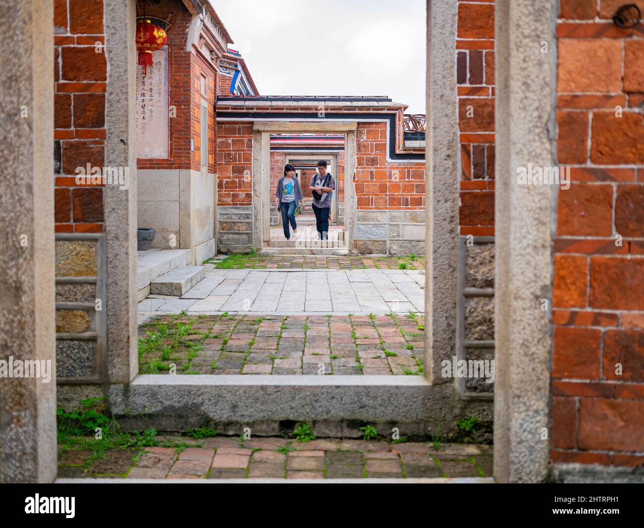 Kinmen, JUN 1 2014 - Sunny view of the Fujian style building Stock ...