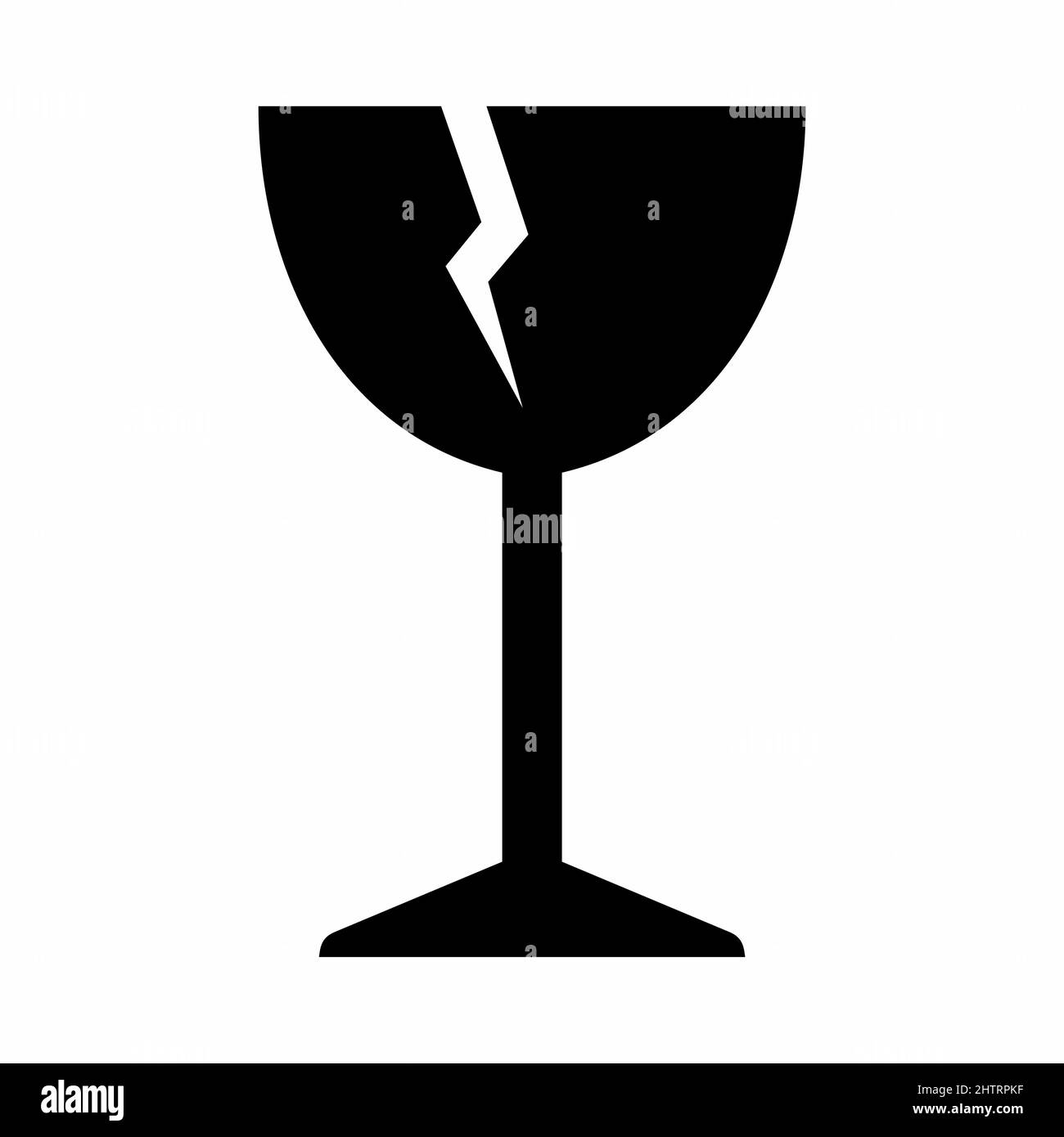 Fragile sticker on box Black and White Stock Photos & Images - Alamy