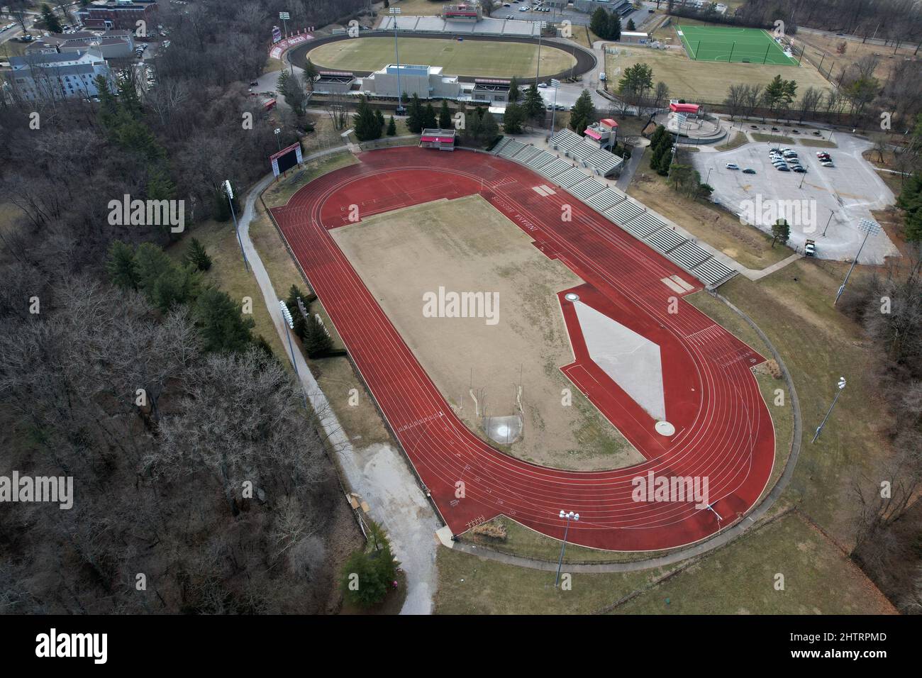 An aerial view of Robert C. Haugh Complex on the campus of Indiana ...