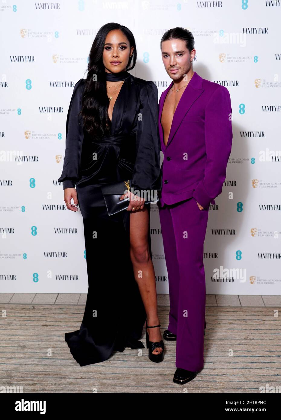 Alex Scott and Jay Amir-Nazemi Afshar arrive at 180 Strand in London ...