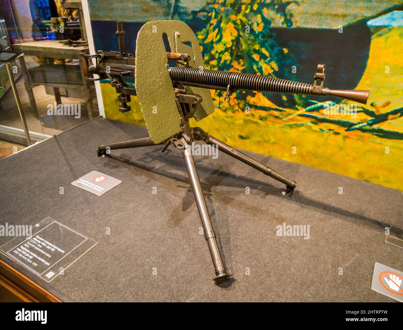 Tula, Russia - January 04, 2021: Machine gun Degtyarev model 1939 (DS ...