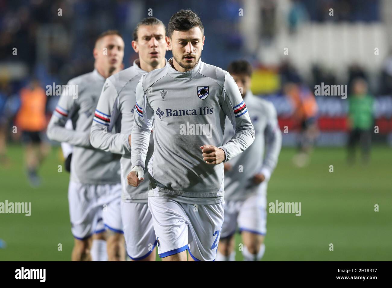 Italy, Bergamo, february 28 2022: Alex Ferrari (Sampdoria defender ...