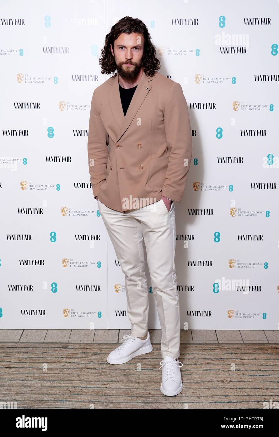 Leo Suter arrives at 180 Strand in London for the Vanity Fair EE Rising ...
