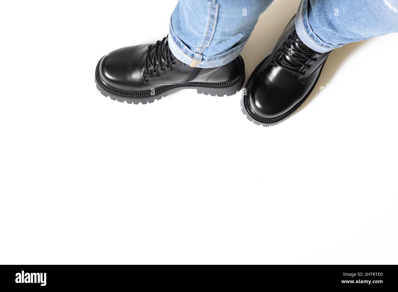 Block heel shoe hi-res stock photography and images - Alamy