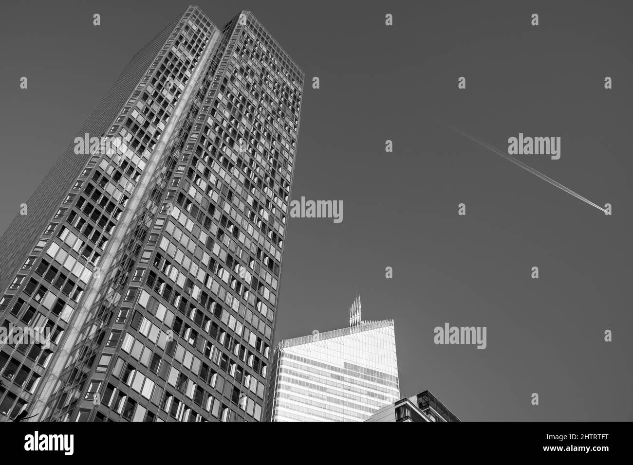Paris, France - February 27, 2022 : Skyscrapers and tall buildings in ...