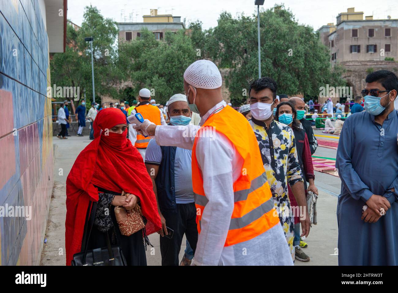 Rome, Italy 24/05/2020: Eid al-Fitr, Bangladeshi Islamic community ...