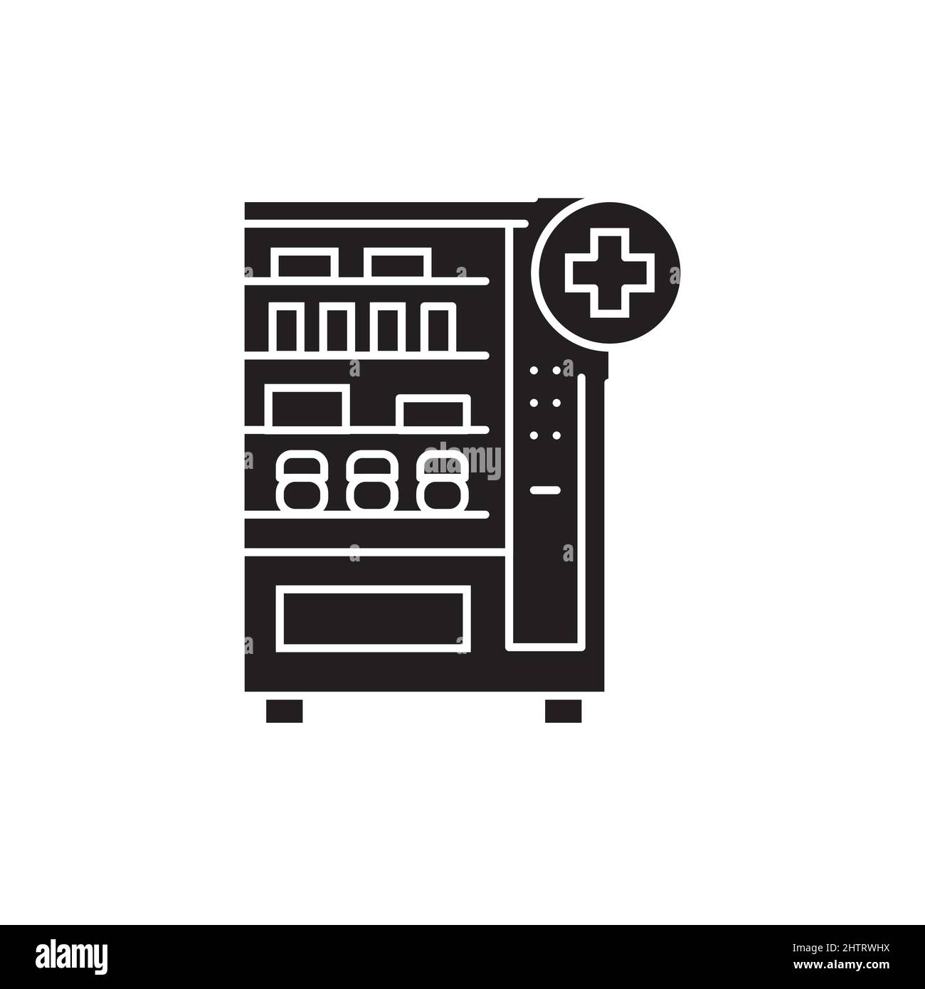 Medical vending machine color line icon. Pictogram for web page, mobile ... Medical vending machine color line icon. Pictogram for web page, mobile ...